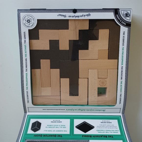 Professor Puzzle | Games | The Einstein Collection Letter Blocks 3d ...